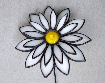 Daisy Stained Glass | Etsy