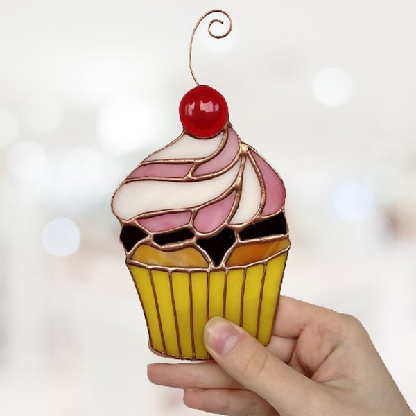 Glass Cupcake - Etsy