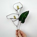 Calla Lily Stained Glass Calla Lily Bouquet for Vase Stained - Etsy