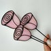 Rose Stained Glass Flower Bouquet Glass Rose Stem Flowers With Stems ...