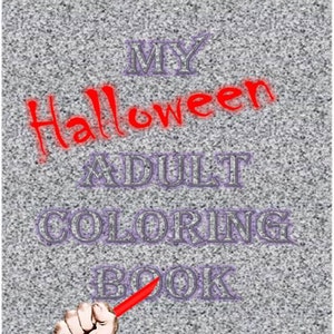 Halloween Coloring Book Printable Coloring Pages - Etsy