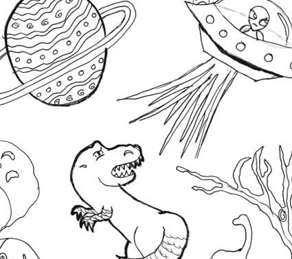 Adult Coloring Printable Absurd Coloring Book Printable PDF | Etsy