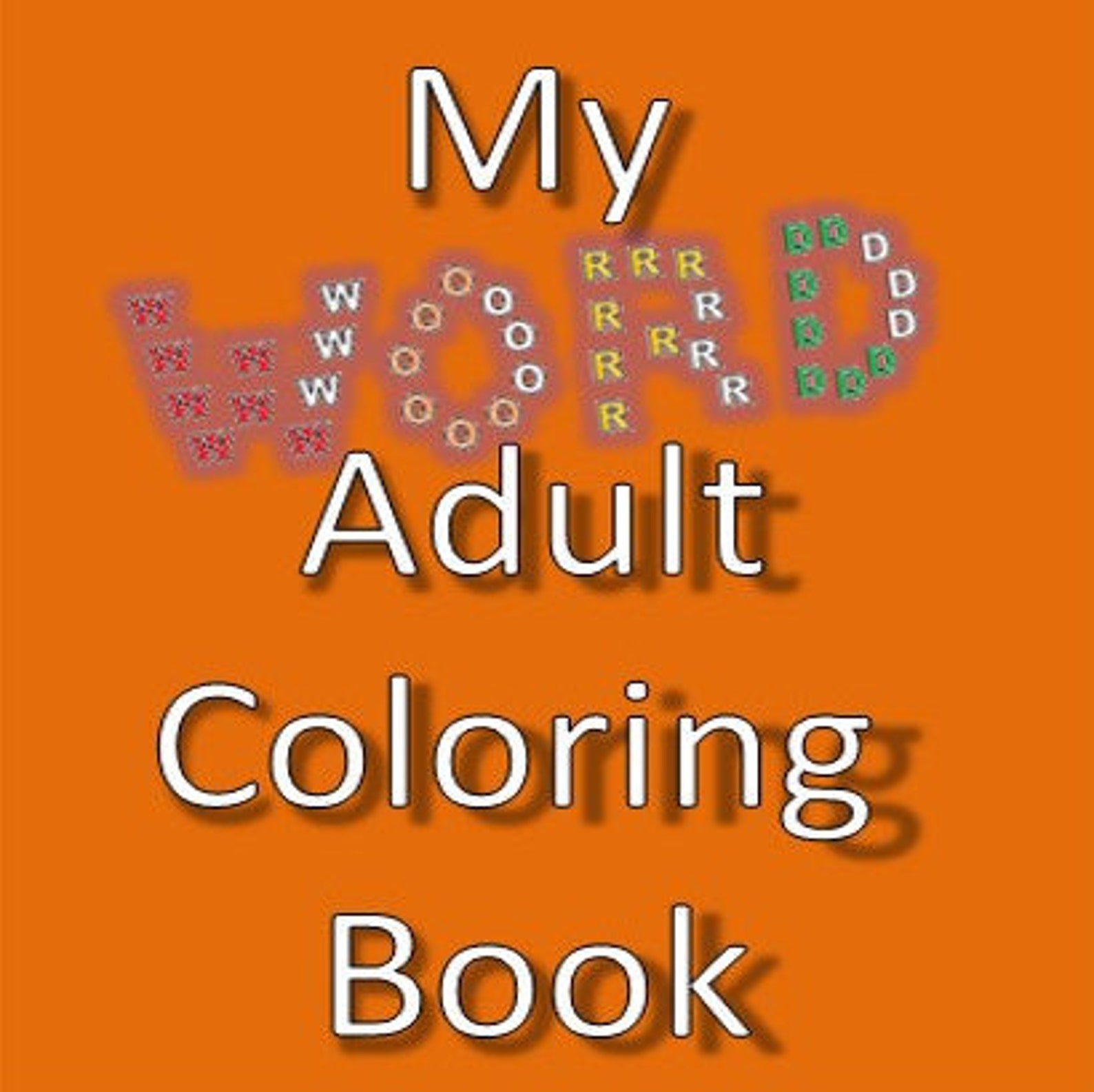 Printable Coloring Book Word Coloring Instant Download PDF | Etsy