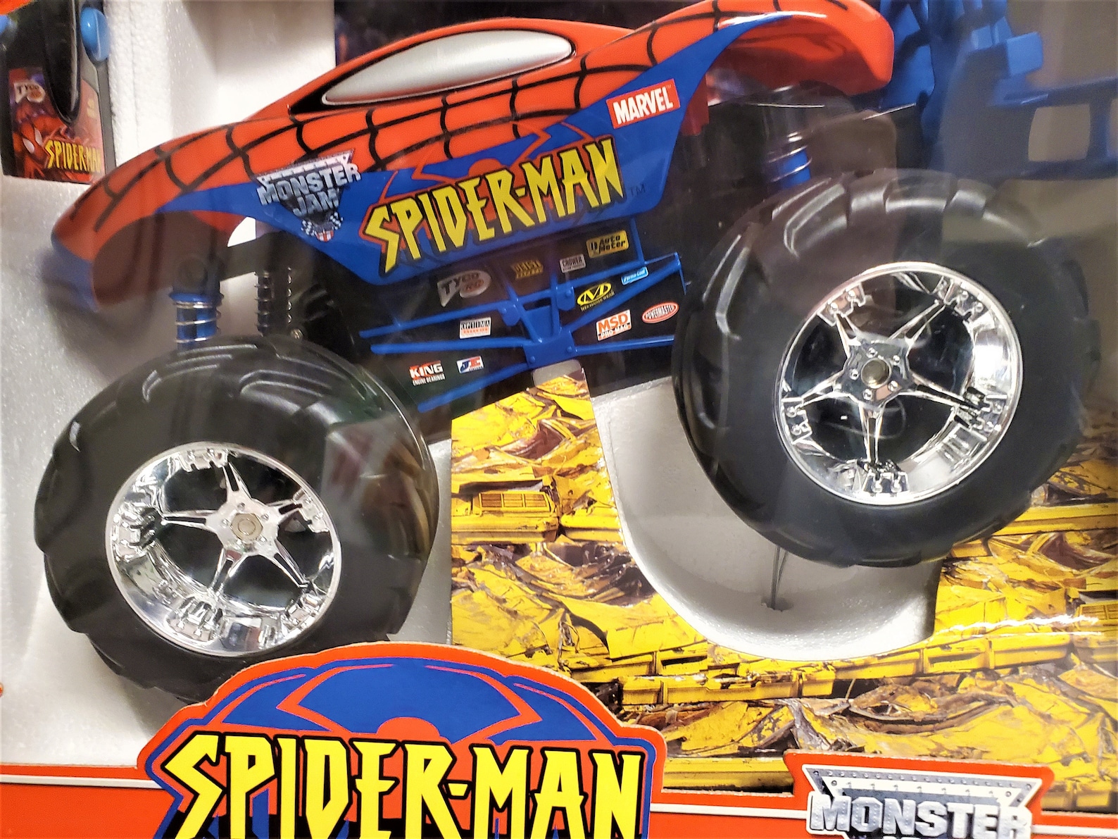 Tyco RC Spider-Man Monster Jam 2002 Remote Control | Etsy