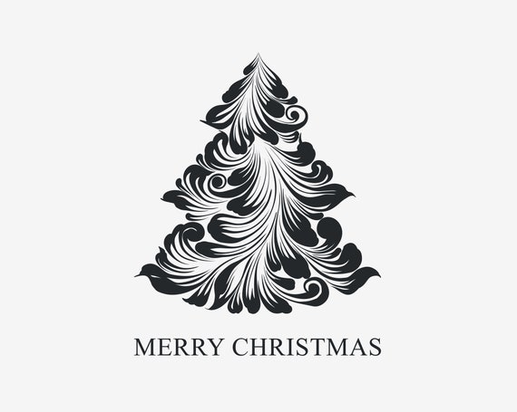 Christmas Tree SVG Merry Christmas SVG pine Svg Christmas - Etsy