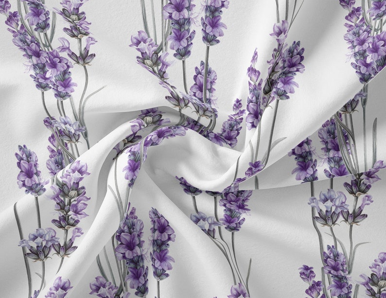 Lavender Floral Digital Background. Lavender Print Seamless - Etsy