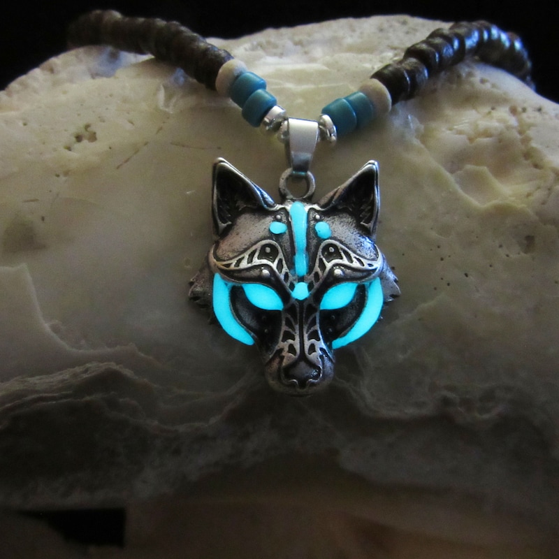 Wolf Necklace for Men - Etsy