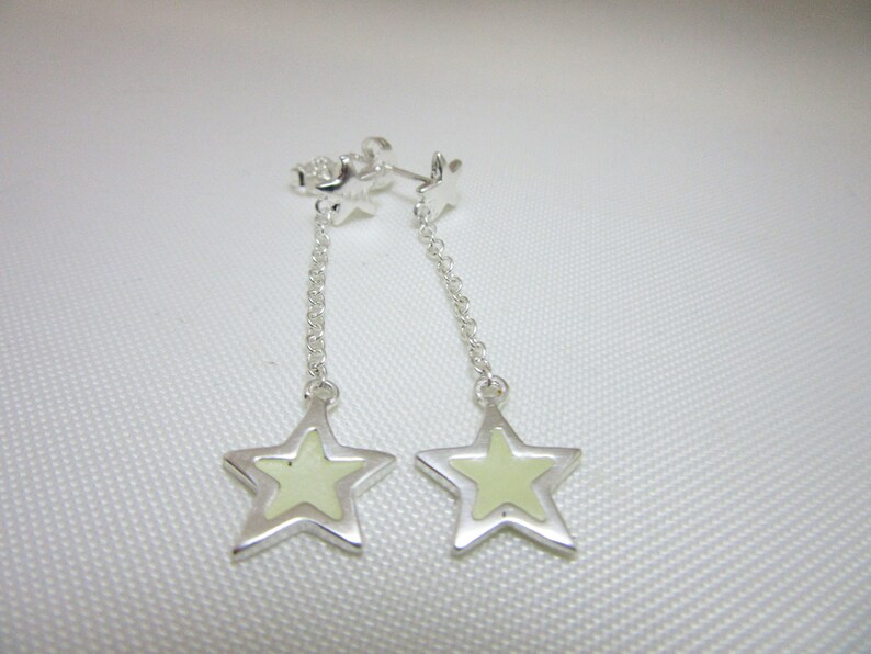 Star Earrings Glow in the Dark - Etsy