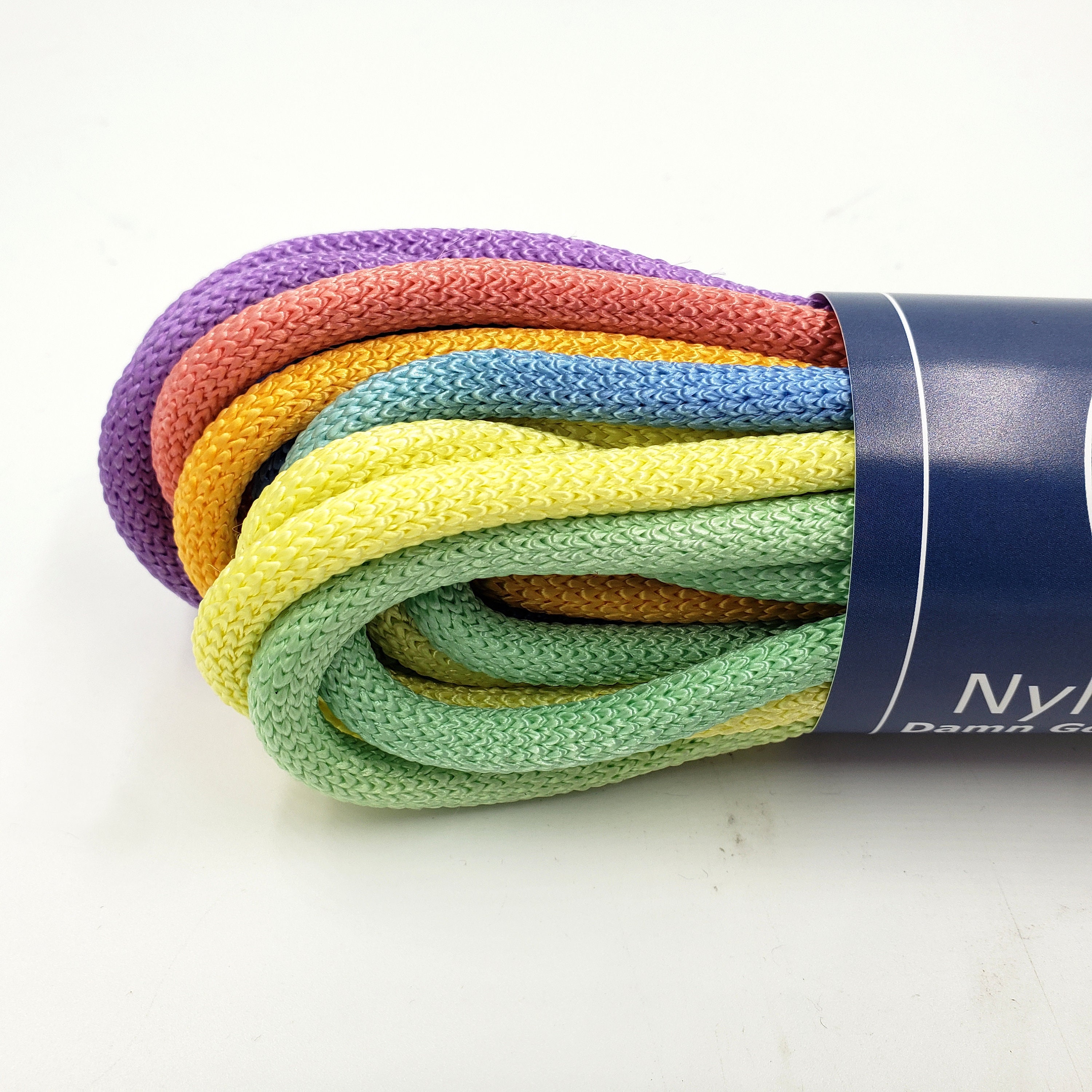 Nylon Bondage Rope PASTEL Rainbow Shibari Rope Synthetic Rope Mature