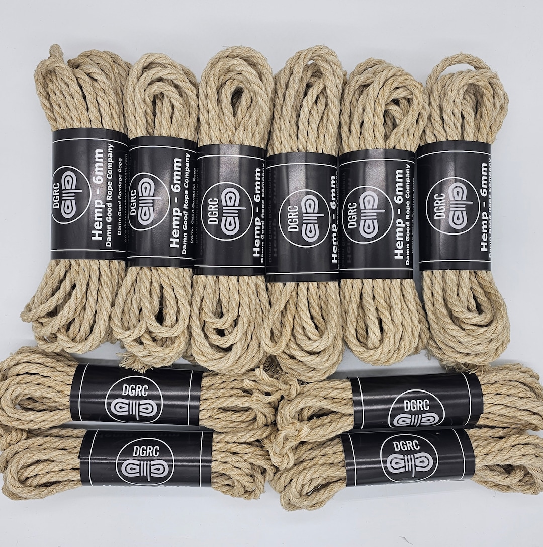 Hemp Bondage Rope Shibari Rope Riggers Kit Bondage Rope 6mm Mature 6 ...