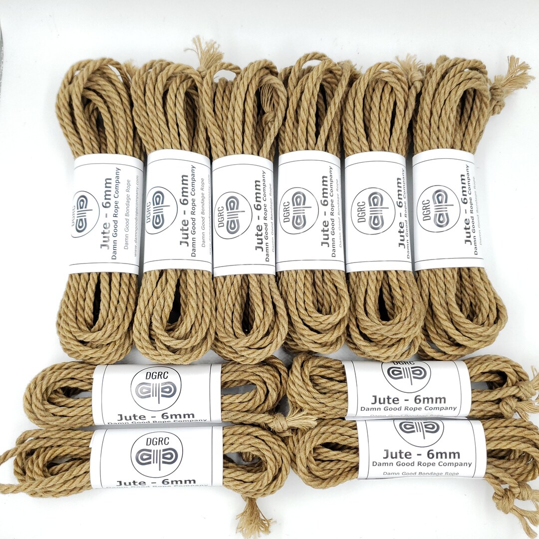 Jute Shibari Rope Riggers Kit for Bondage, Kink, Jute Rope Set BDSM - Etsy