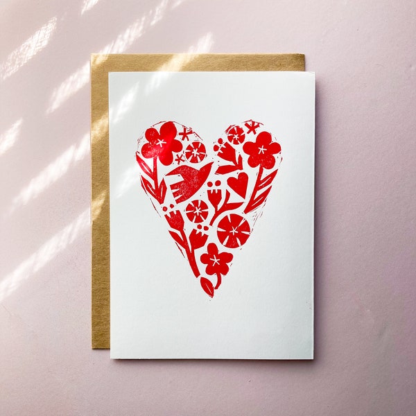 Block Print Cards - Etsy