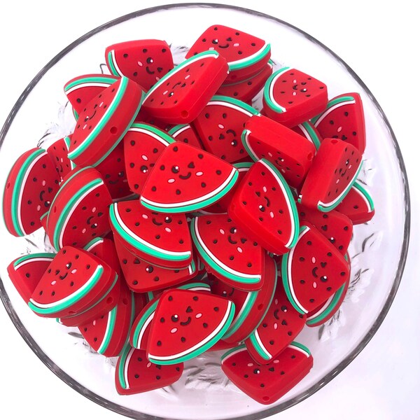 Watermelon Beads - Etsy