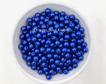 Royal blue pearls | Etsy