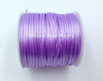 50 Yards of 1.5mm White Satin Nylon Cord, NEW MEGA ROLL 50 Yards Bulk ...