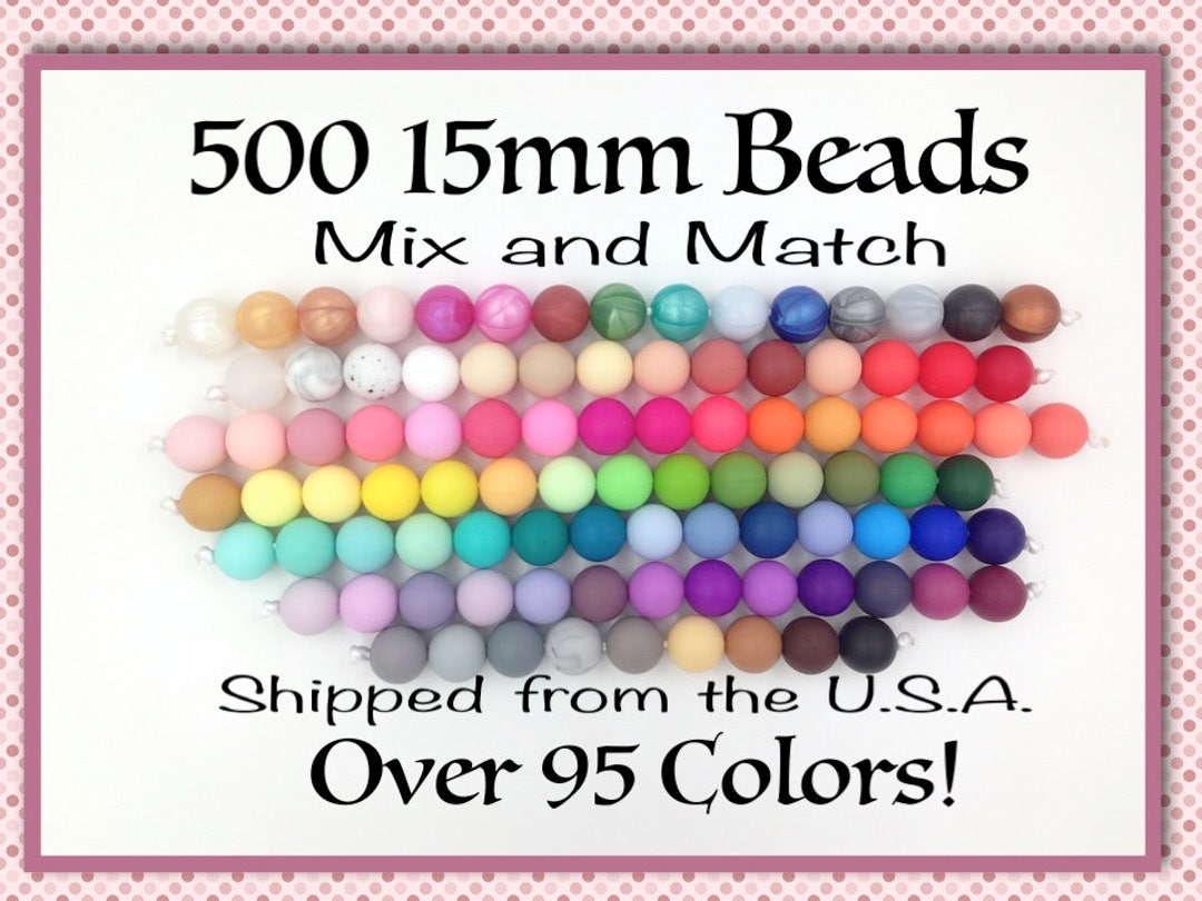 500 BULK 15mm Silicone Beads 500 Silicone Beads Wholesale Silicone Beads Silicone Loose Beads Etsy UK