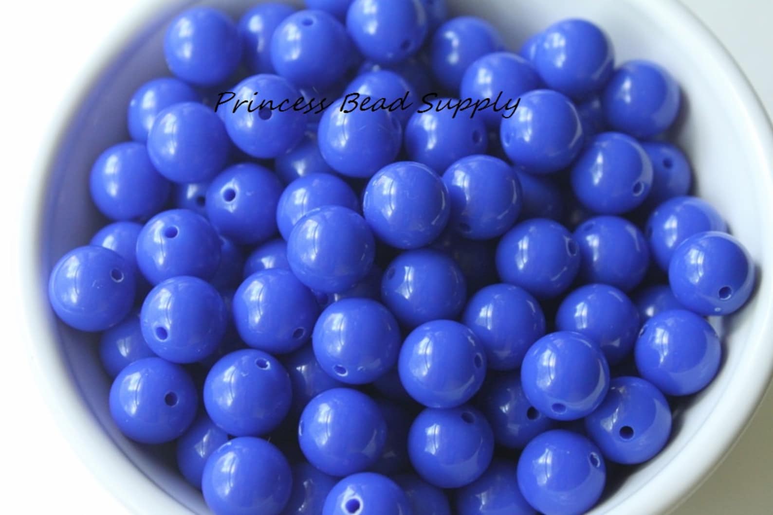 12mm Royal Blue Solid Beads Set of 20 or 50 Blue Chunky - Etsy