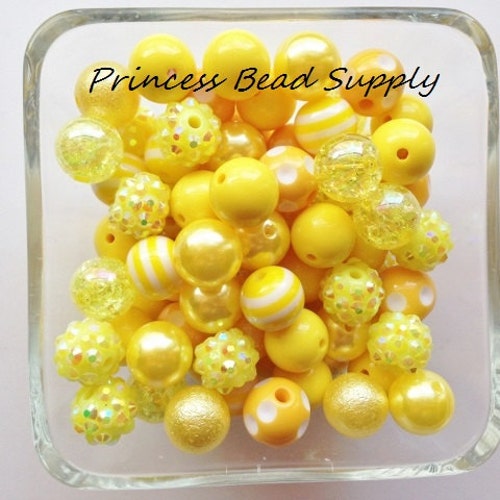 Rainbow 12mm Bead Mix 100 12mm Chunky Bulk Beads 12mm Bulk - Etsy