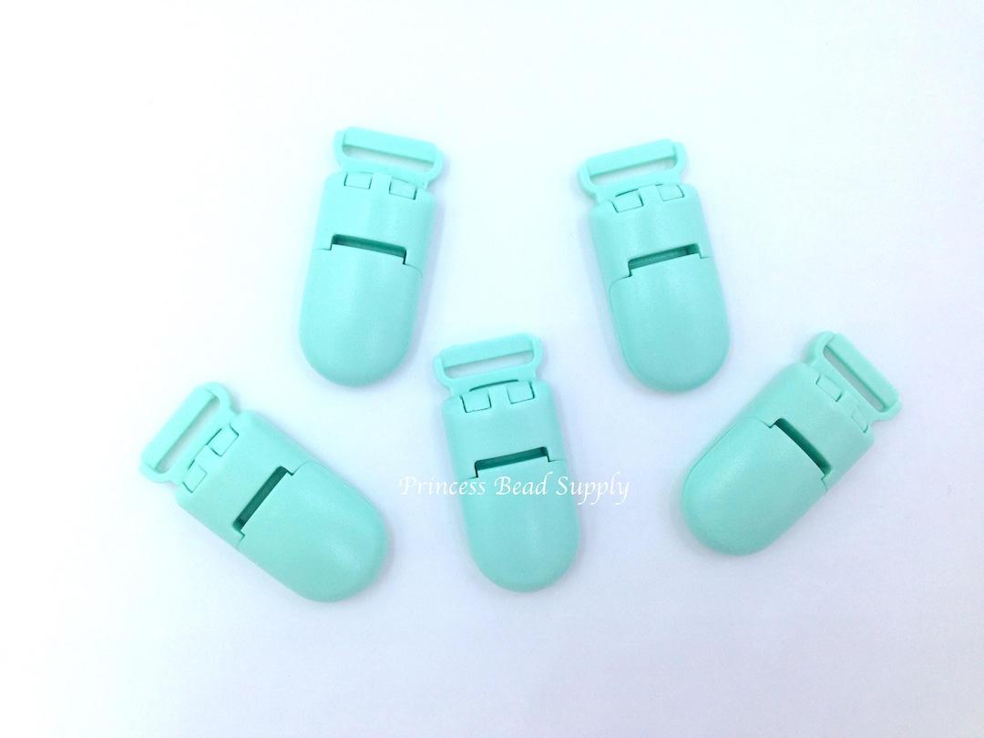 Salemint Plastic Pacifier Clip, Paci Clip, Plastic Paci Clip, Pacifier ...