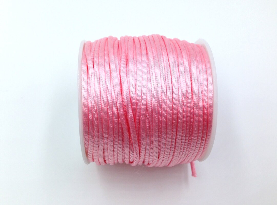 SALE25 Yards of 1.5mm Pink Satin Nylon Cord Blue Satin - Etsy