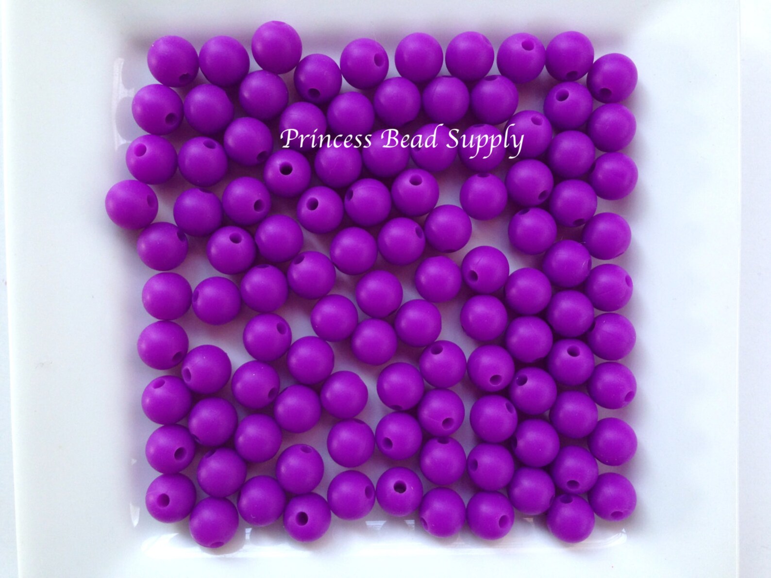 9mm Royal Purple Silicone Beads Round Silicone Beads 100% - Etsy