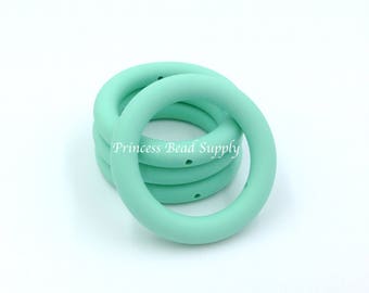 65mm Hot Pink Silicone Ring With Holes 65mm Round Circle - Etsy