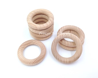 Large Wood Rings,10pcs 78mm Unfinished Wooden Rings Sale,wooden Ring ...