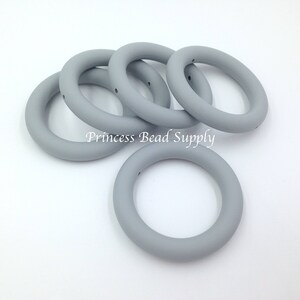 65mm Light Gray Silicone Ring With Holes, 65mm Round Circle Silicone ...