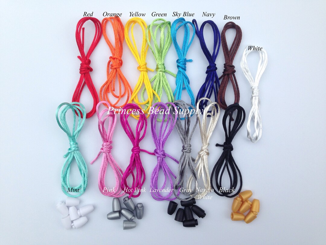 1.5mm Satin Nylon Cord & Break-away Clasps - Etsy