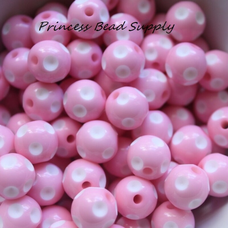 Polka Dot Beads - Etsy
