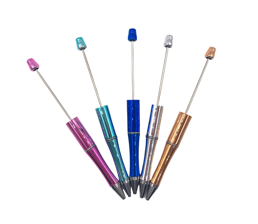 Metallic Beadable Pens, DIY Beadable Pens, Beadable Pen Blanks, - Etsy