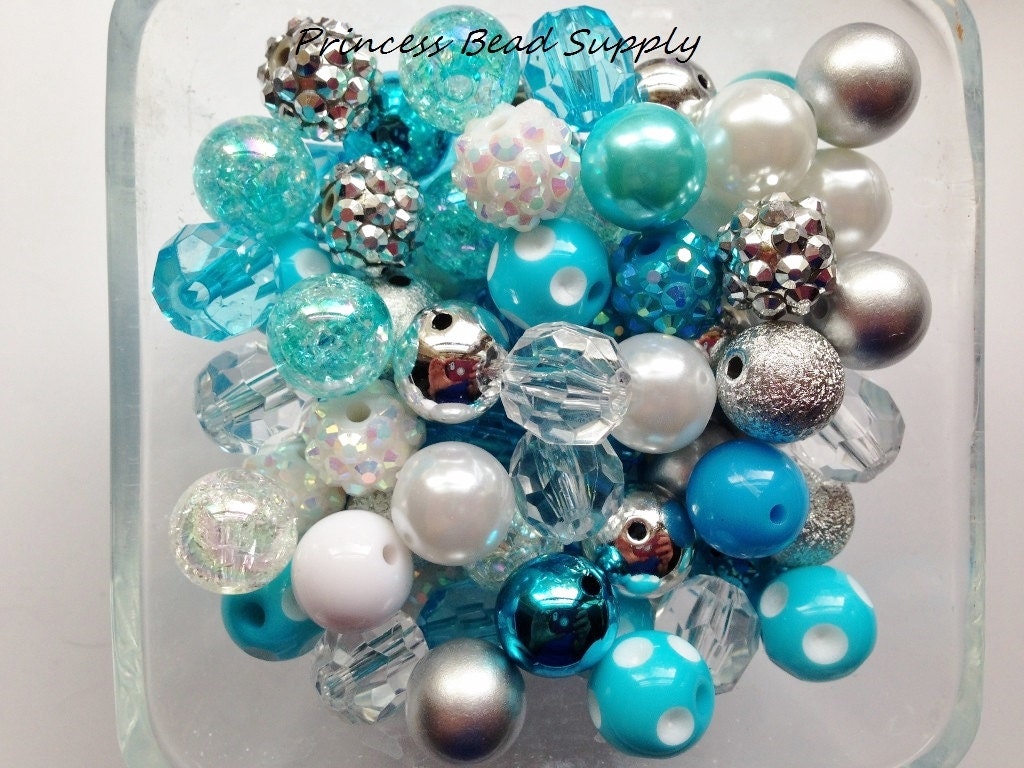 12mm Bead Mix, 100 12mm Chunky Bulk Beads, 12mm Bulk Bead Mix, 12mm ...