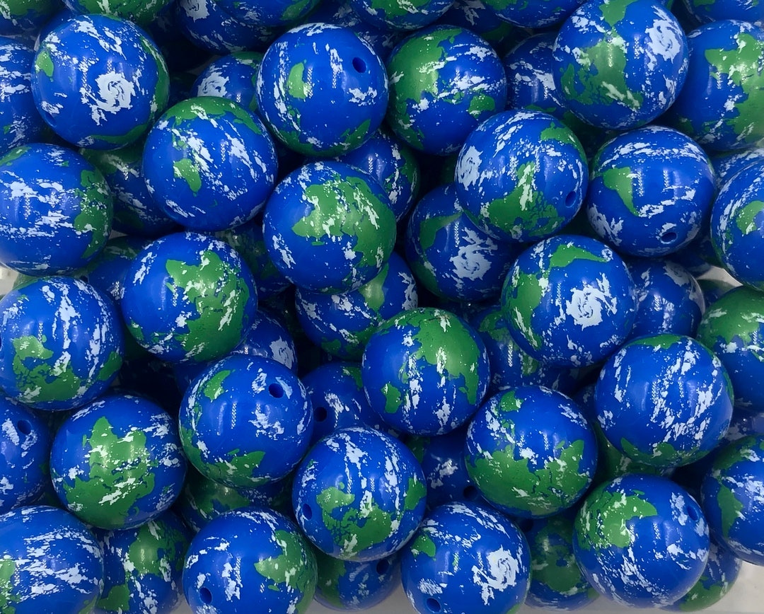 20mm Royal Blue Earth Chunky Beads, World Chunky Beads, Earth Beads ...