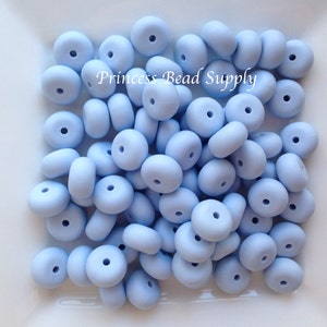 Baby Blue 14mm MINI ABACUS Silicone Beads - Etsy