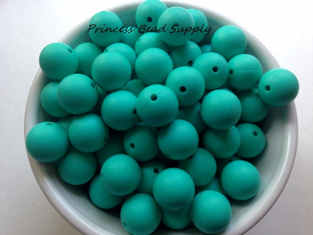 15mm Turquoise Silicone Beads, Silicone Beads, Silicone Beads Wholesale ...