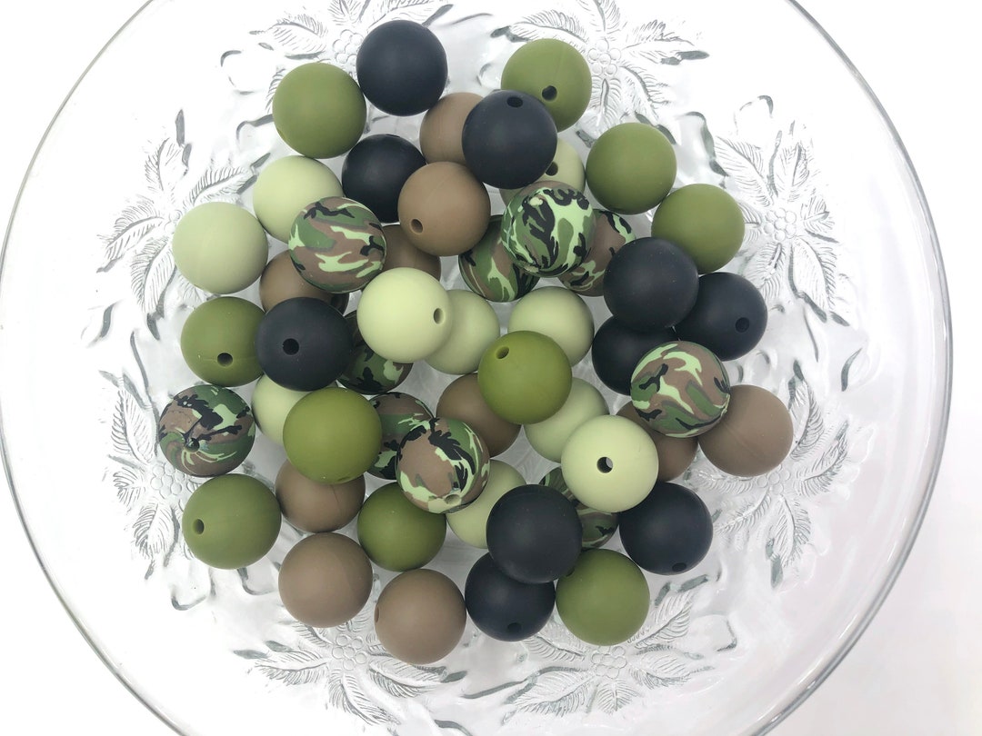 Camo Silicone Bead Mix - Etsy