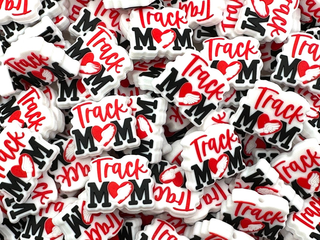 Track Mom Silicone Focal Beads, Track Silicone Beads, Focal Silicone ...