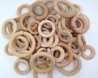 Large Wood Rings,10pcs 78mm Unfinished Wooden Rings Sale,wooden Ring ...