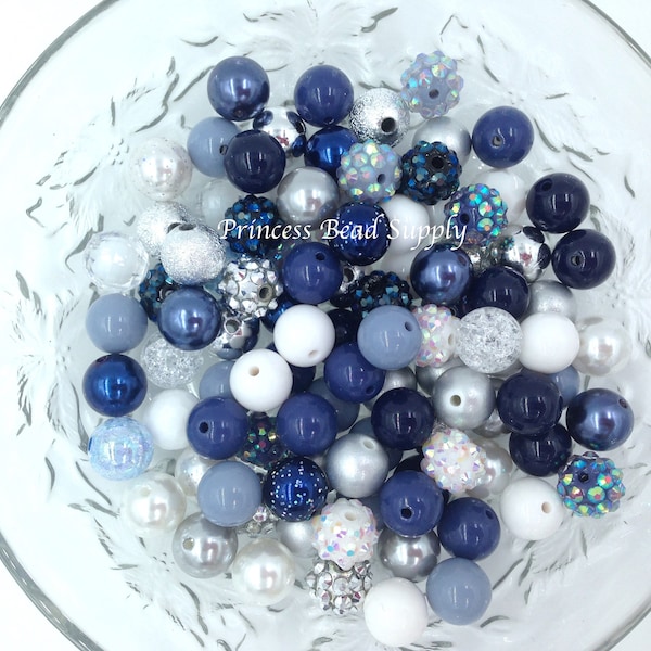 Shades of Blue Beads - Etsy