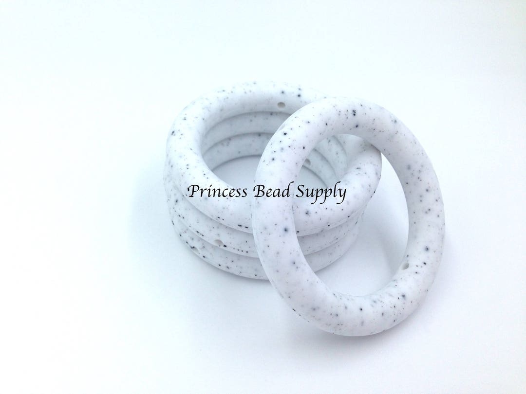 65mm Speckled Silicone Ring With Holes, 65mm Round Circle Silicone ...