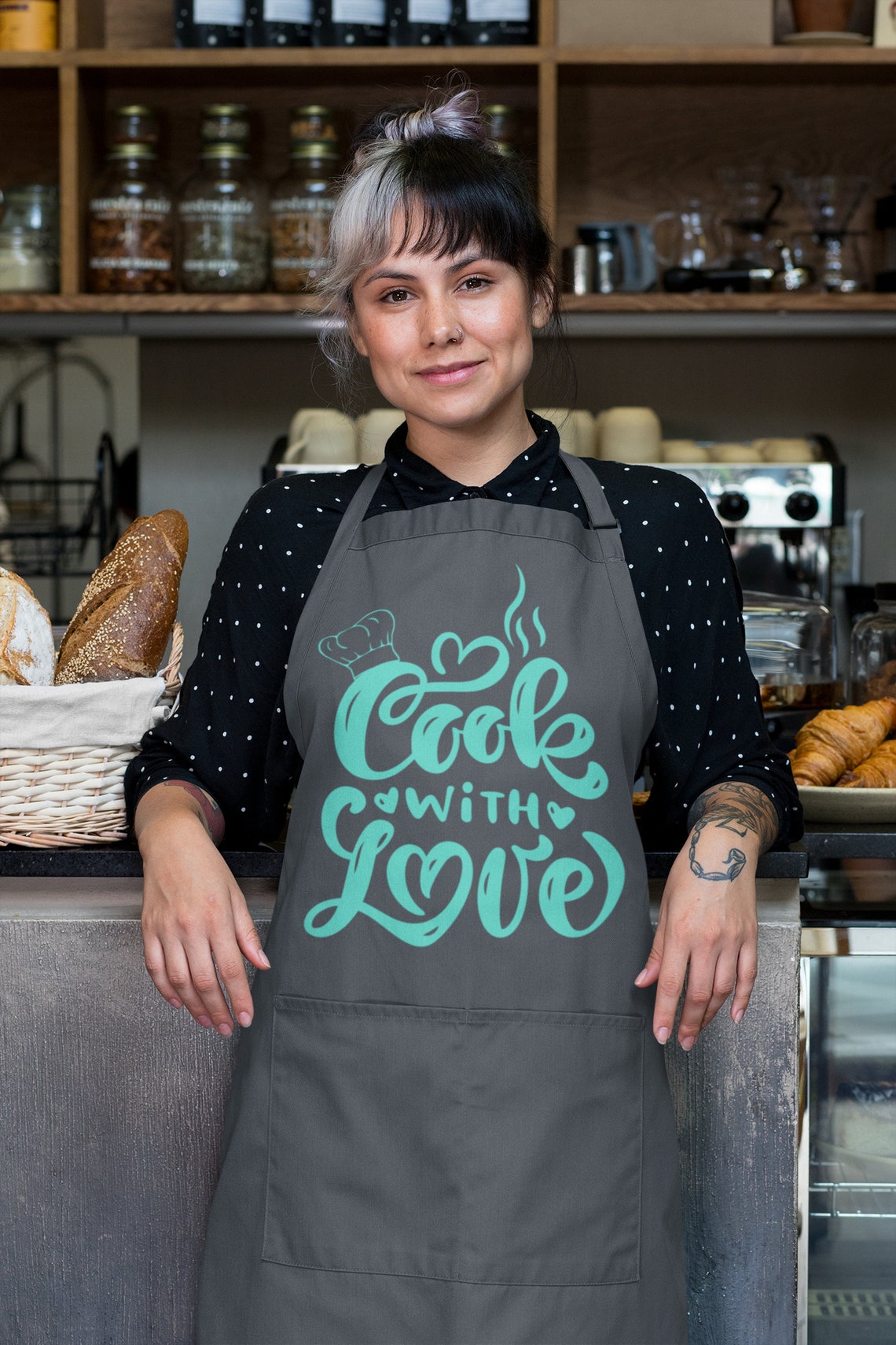 Cook With Love Digital Download Chef Svg Cut File Instant - Etsy