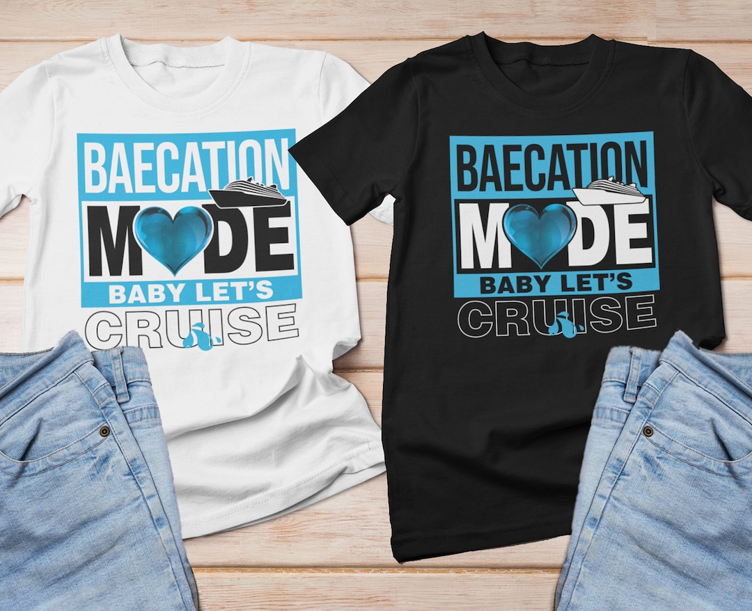 Baecation Mode Matching Couple Cruise Shirts - Etsy