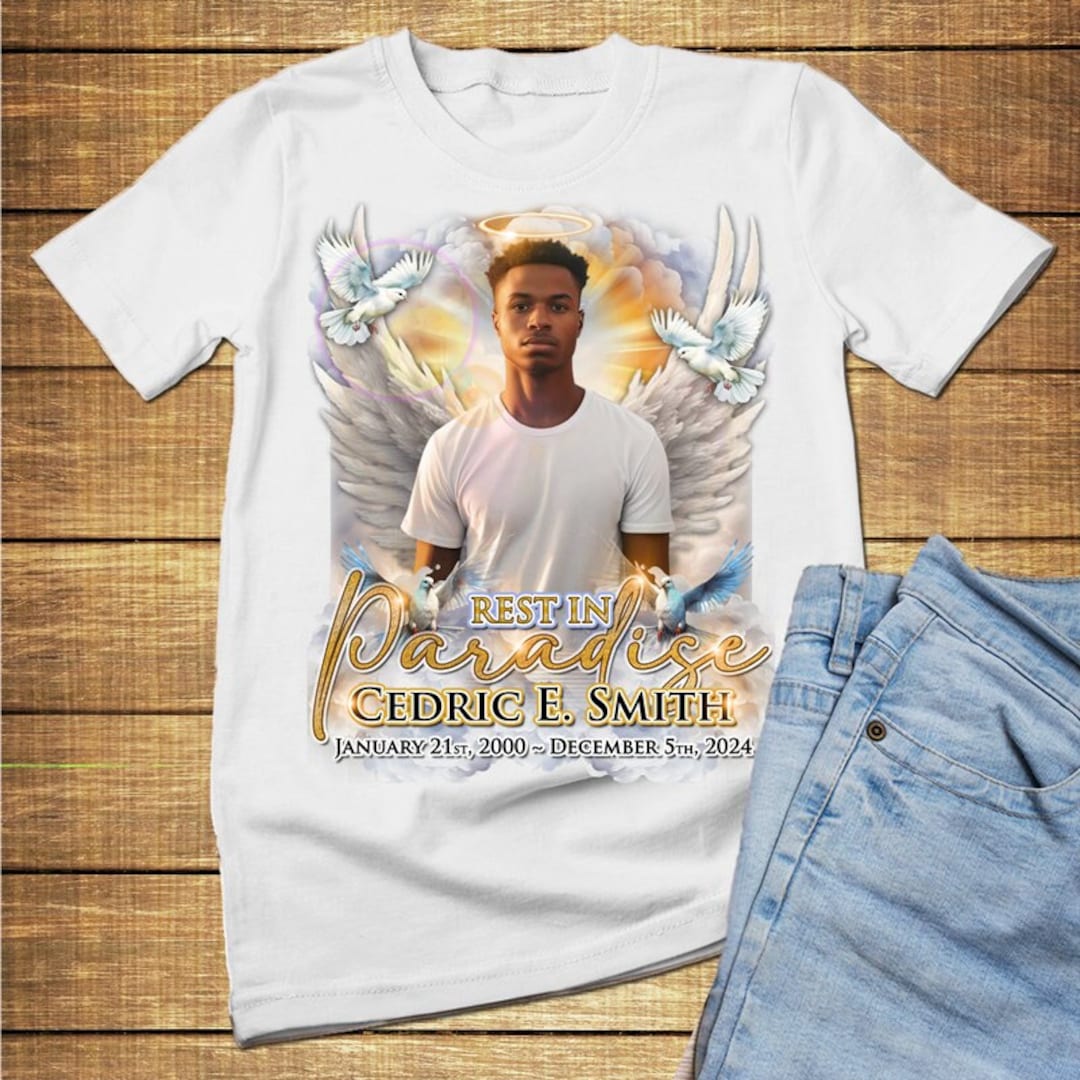 Custom Heaven Rest in Paradise Memorial T-shirts and Hoodies, Funeral T ...