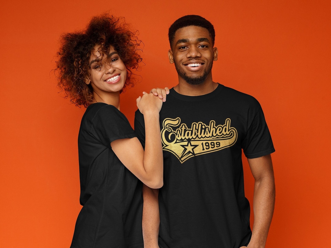 Custom Established Tshirt, Anniversary Shirt, Birthday Established ...
