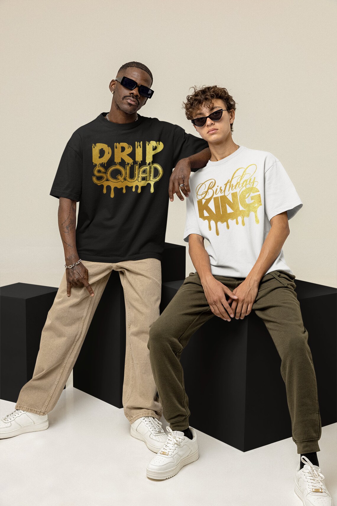 Gold Birthday King Drip Shirt Birthday Gift for Men Gift for - Etsy