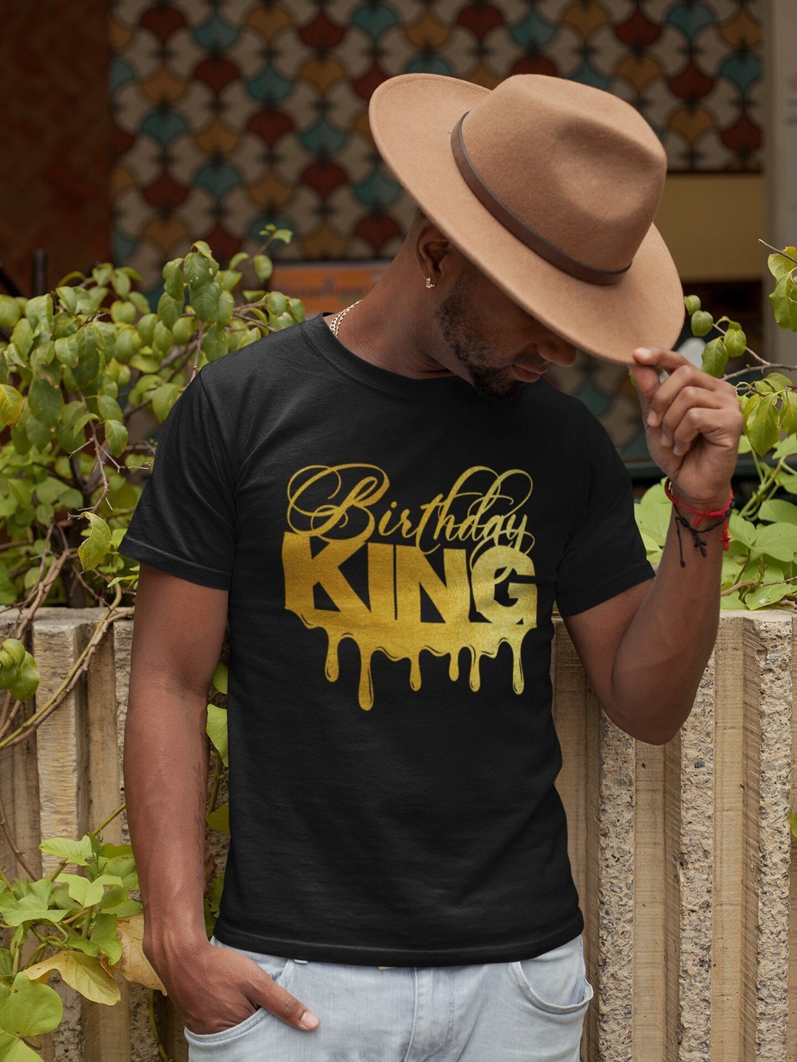 Gold Birthday King Drip Shirt Birthday Gift for Men Gift for - Etsy