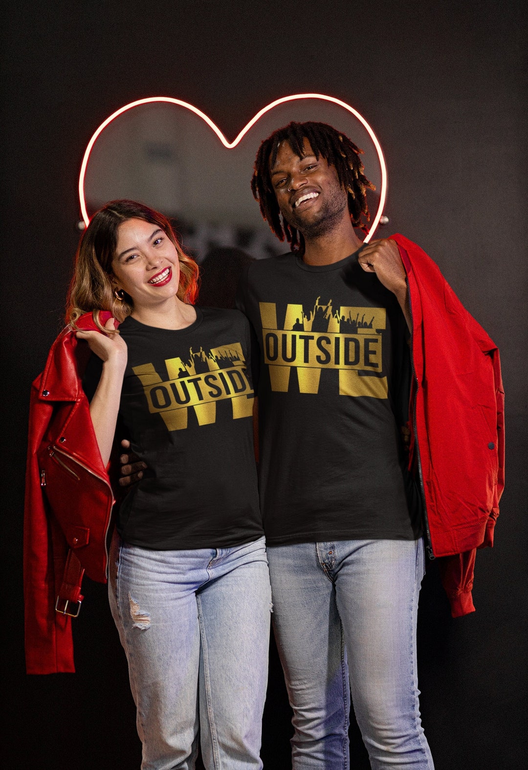 We Outside Shirt, Matching Shirts, Couple Shirts, Party Shirts, Party ...