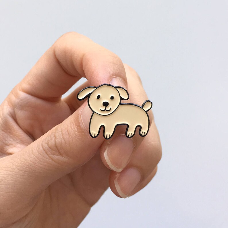 Puppy & Tree Pin Set - Etsy