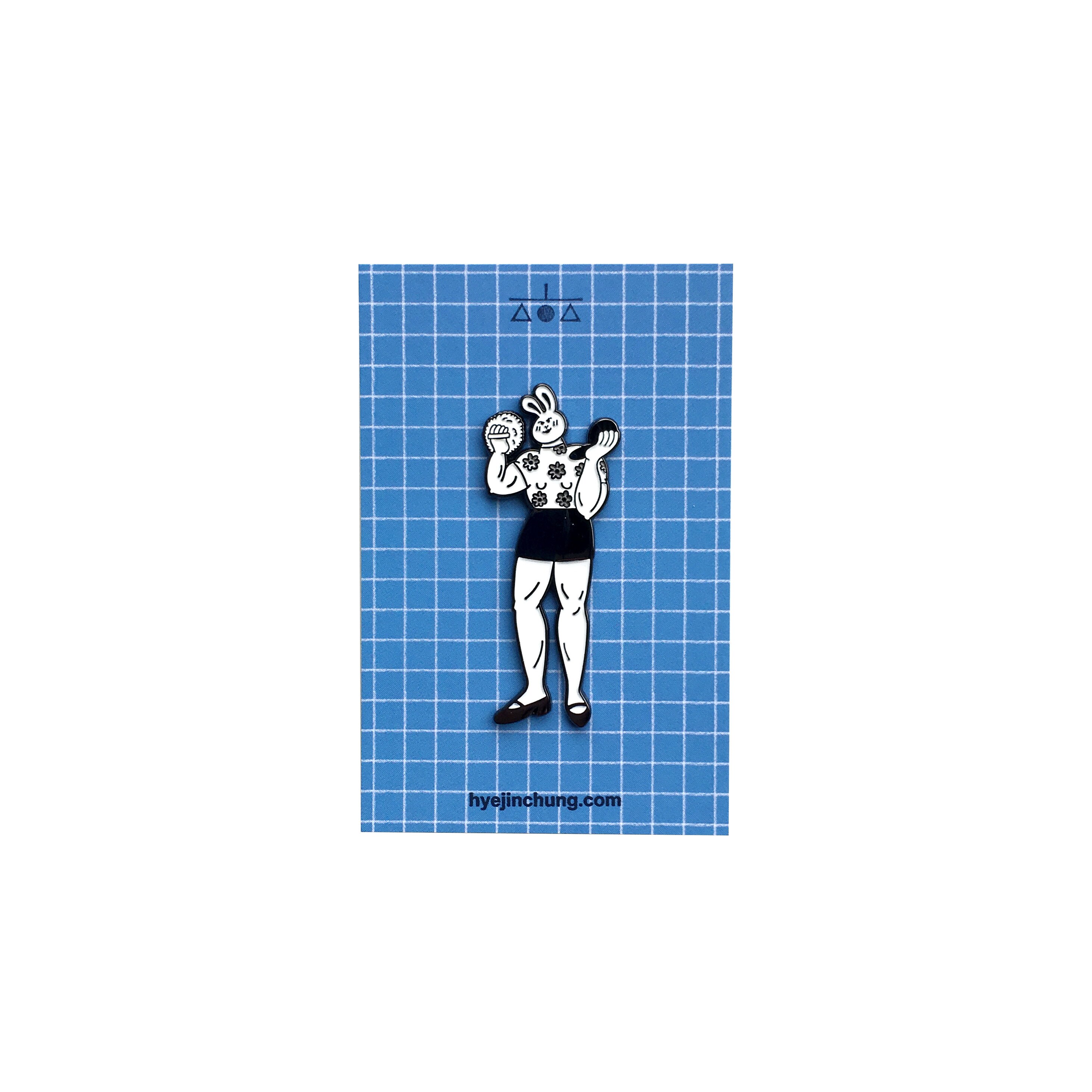 Makeup Bunny Enamel Pin - Etsy