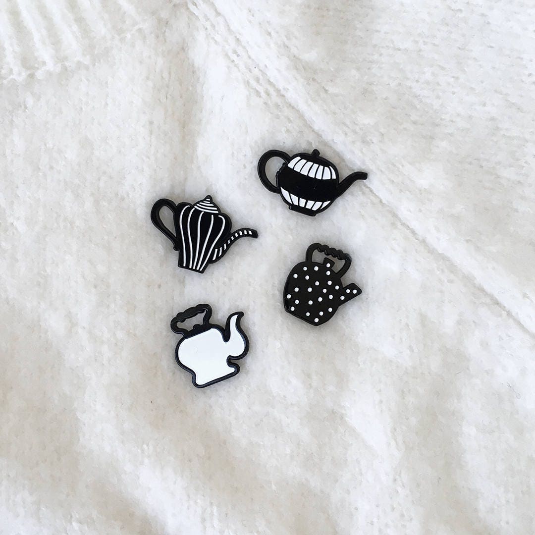 Teapot Enamel Pin Set | Etsy